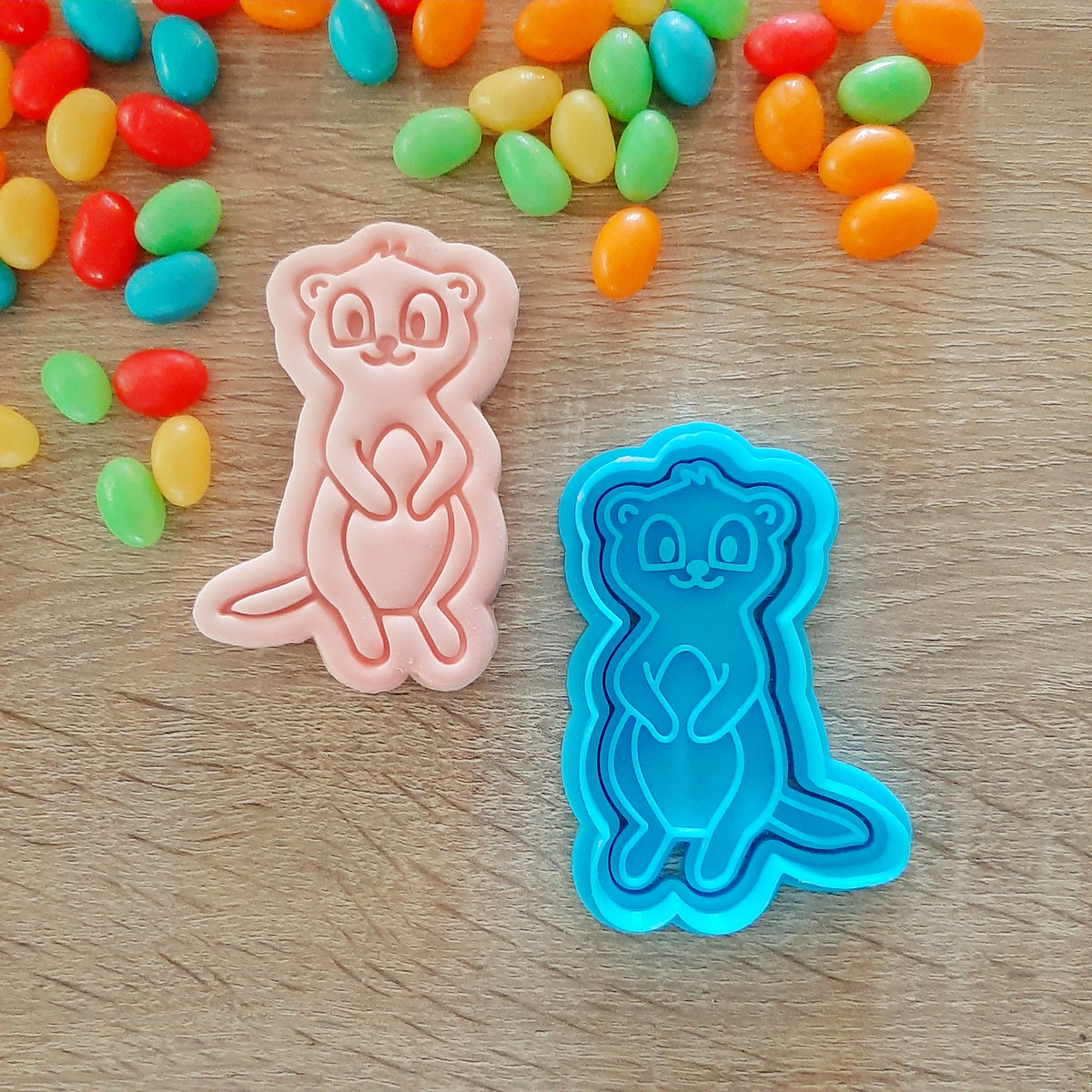 Meerkat Cookie Cutter & Fondant Stamp – Little Monkey NZ