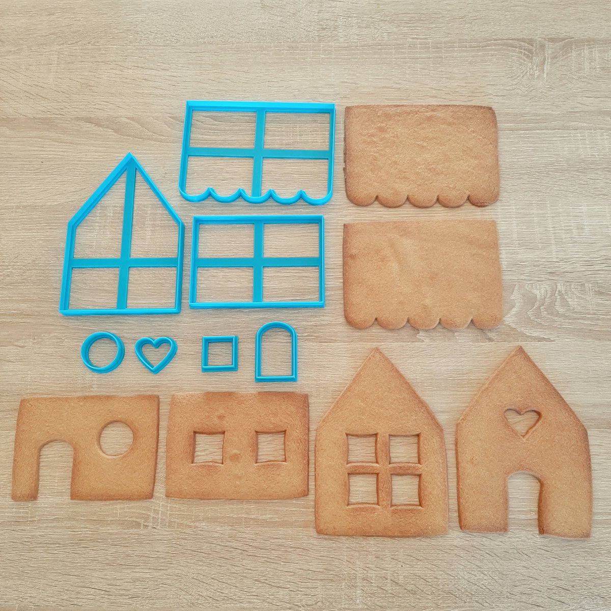 Large Gingerbread House Cookie Cutter Set – Little Monkey NZ