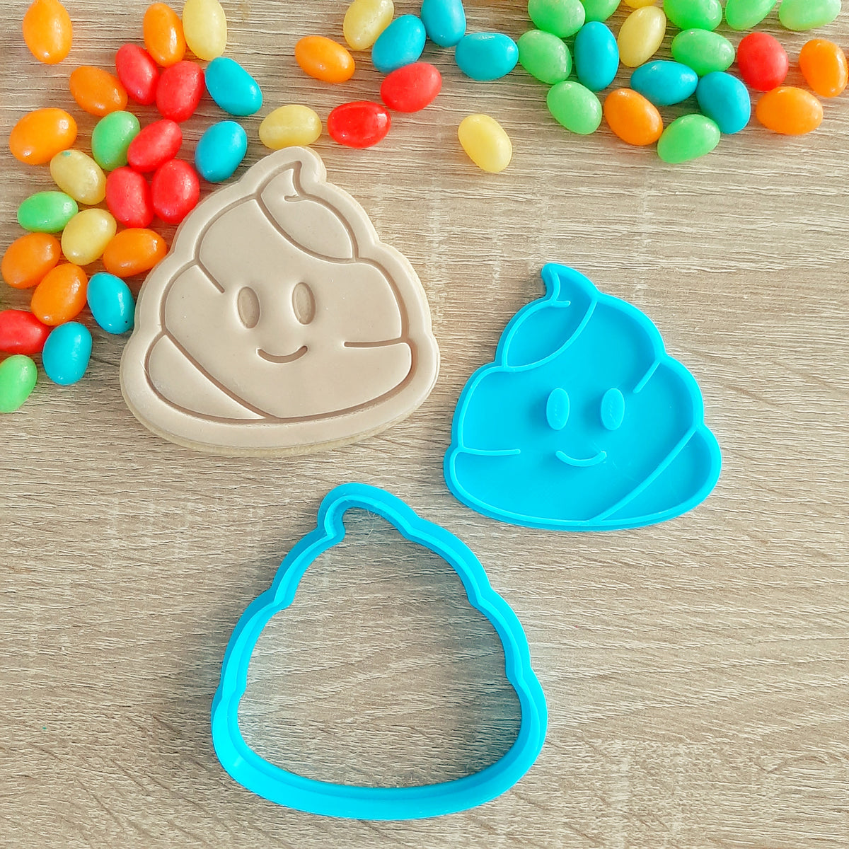 Poop Cookie Cutter & Fondant Stamp – Little Monkey NZ